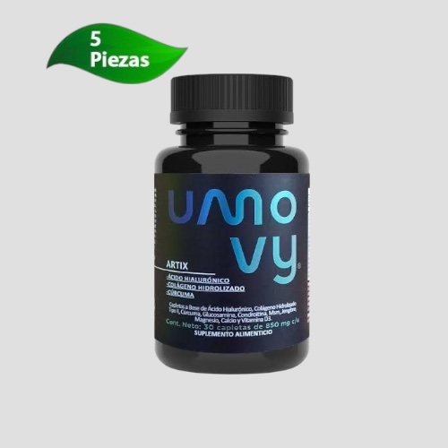 5 Piezas UMOVY con 30 capletas c/u ENVIO GRATIS! – HQL Natural